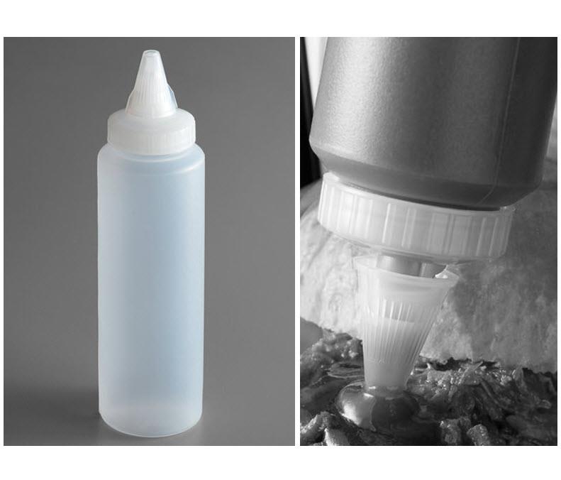 Sauseflaske / dressingflaske 240ml Med åpne/lukke kork - 2080